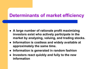 Market Efficiency.ppt