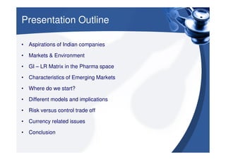 Market entry an interesting decision | PDF