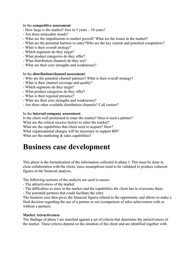 Market entry strategy | DOC | Mergers and Acquisitions | Business ...