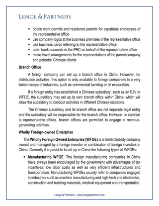 Market Entry Strategy in China | PDF