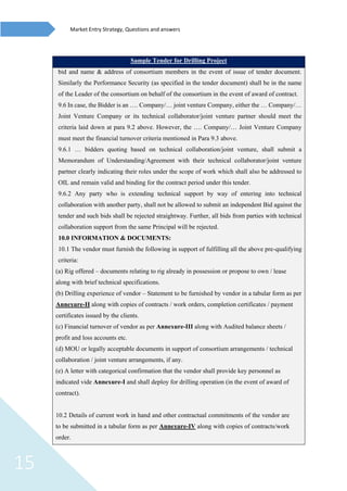 Market entry strategy drilling contractor-iran | PDF | Business ...