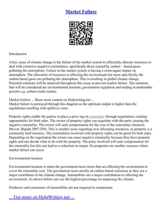 Market Failure | PDF