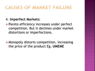 Market failureand the invisible hand | PPTX