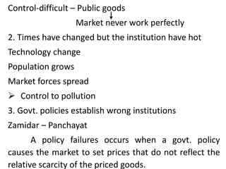 Market failures in natural resource management | PPTX