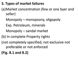 Market failures in natural resource management | PPTX
