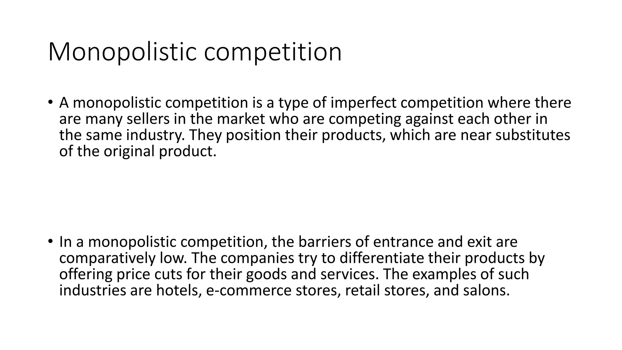 Market Forms - Perfect competition, Monopoly, Monopsony, Oligopoly.pptx