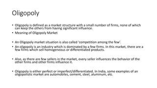 Market Forms - Perfect competition, Monopoly, Monopsony, Oligopoly.pptx