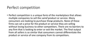 Market Forms - Perfect competition, Monopoly, Monopsony, Oligopoly.pptx