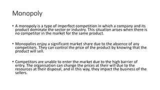 Market Forms - Perfect competition, Monopoly, Monopsony, Oligopoly.pptx