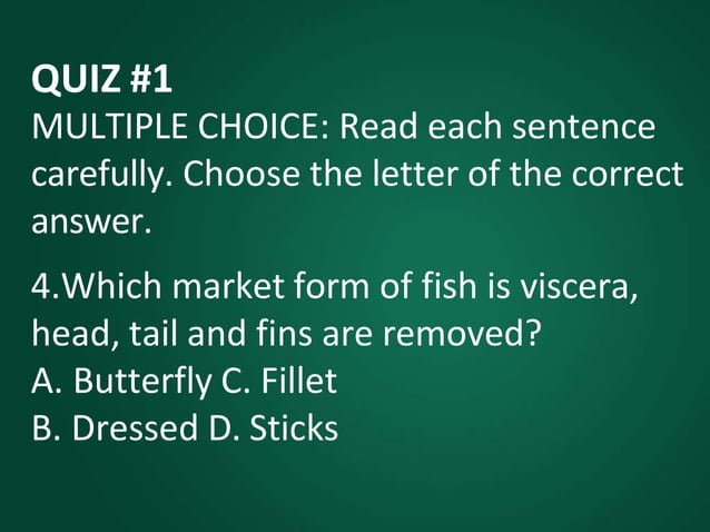 Market Forms of Fish.pptx | Fish and Aquariums | Pets