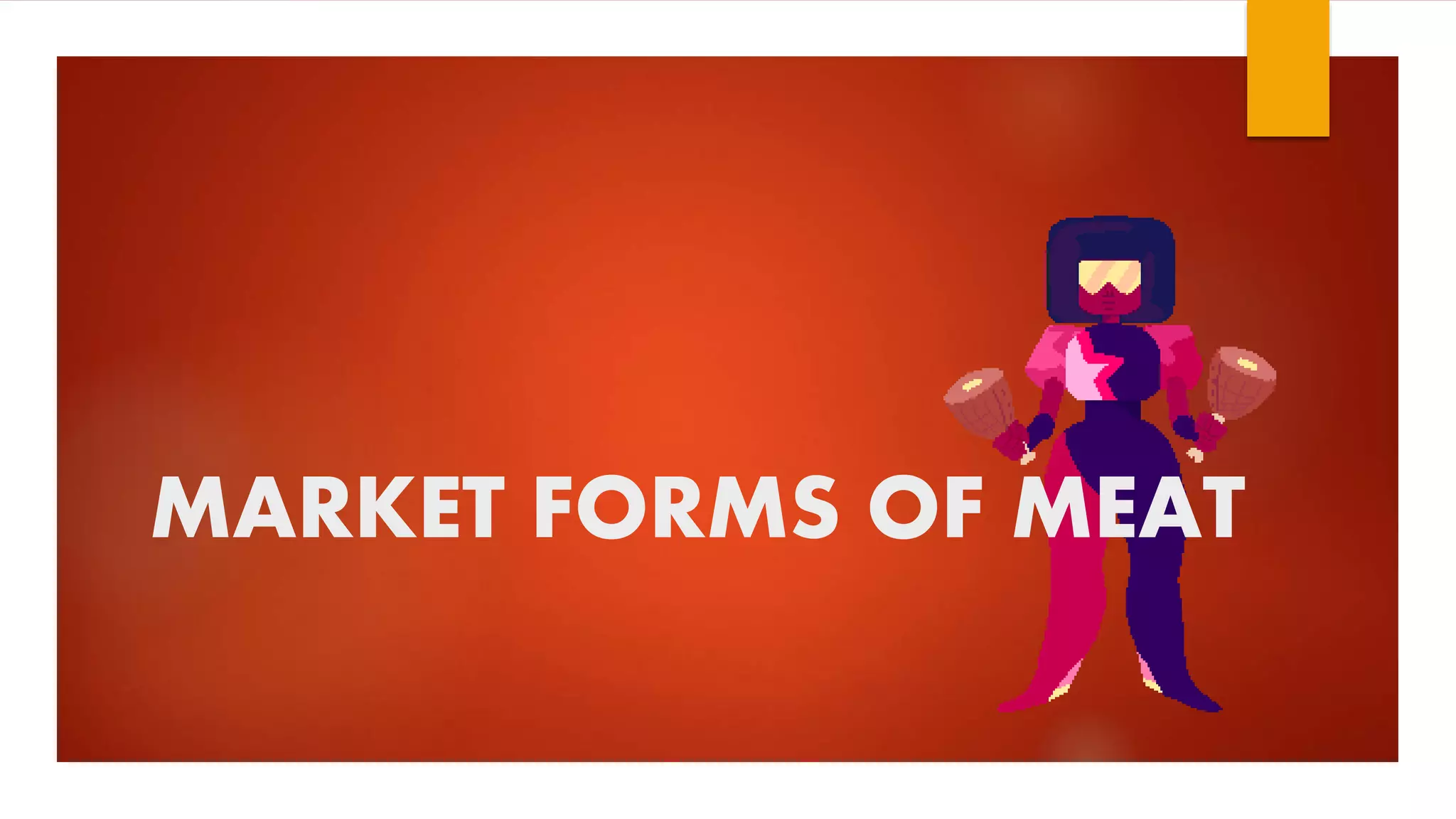 Market forms of meat | PPTX