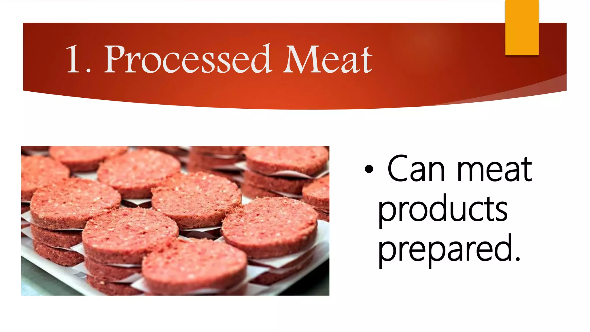 Market forms of meat | PPTX
