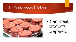 Market forms of meat | PPTX