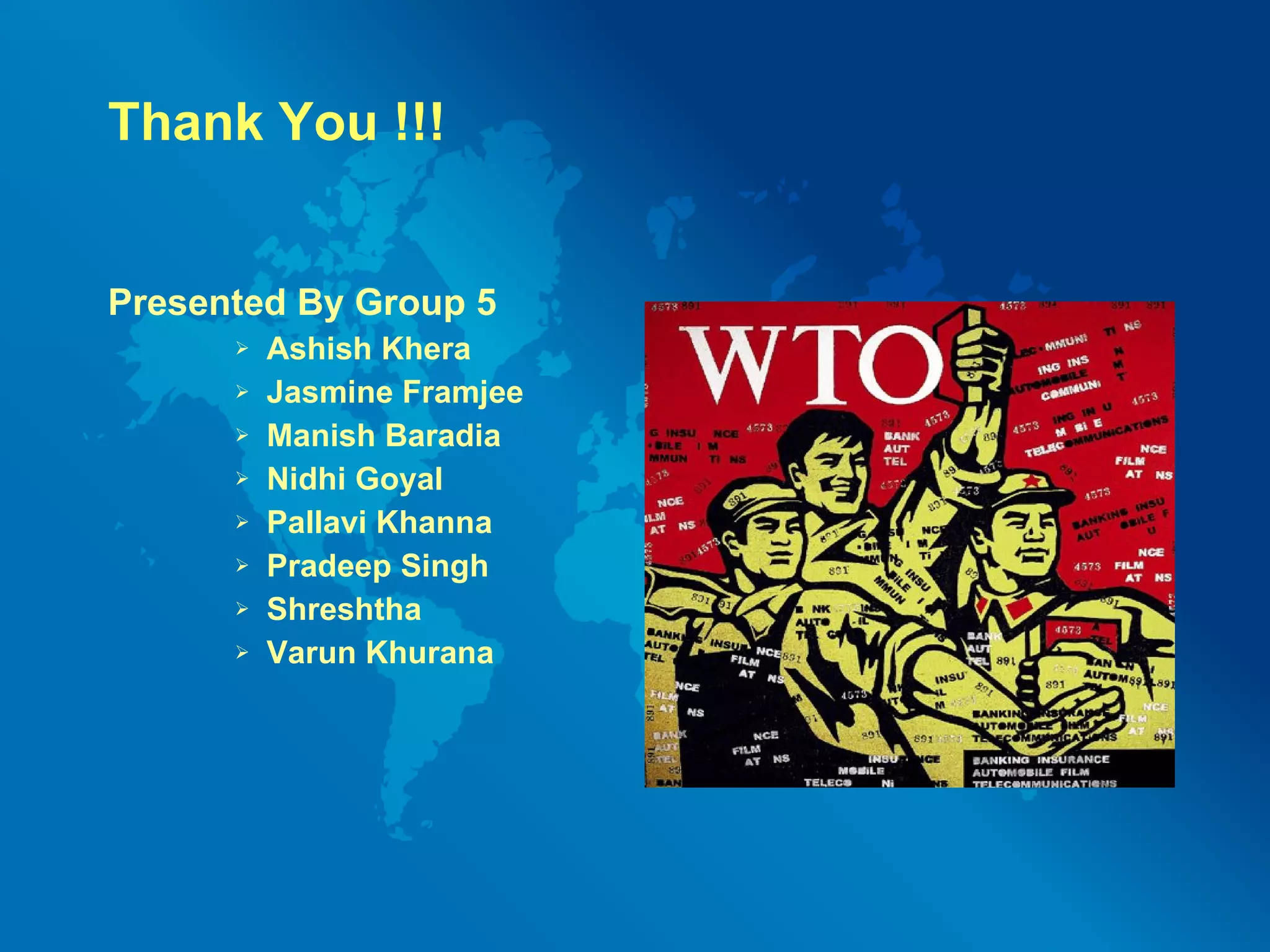 World Trade Organization | PPT