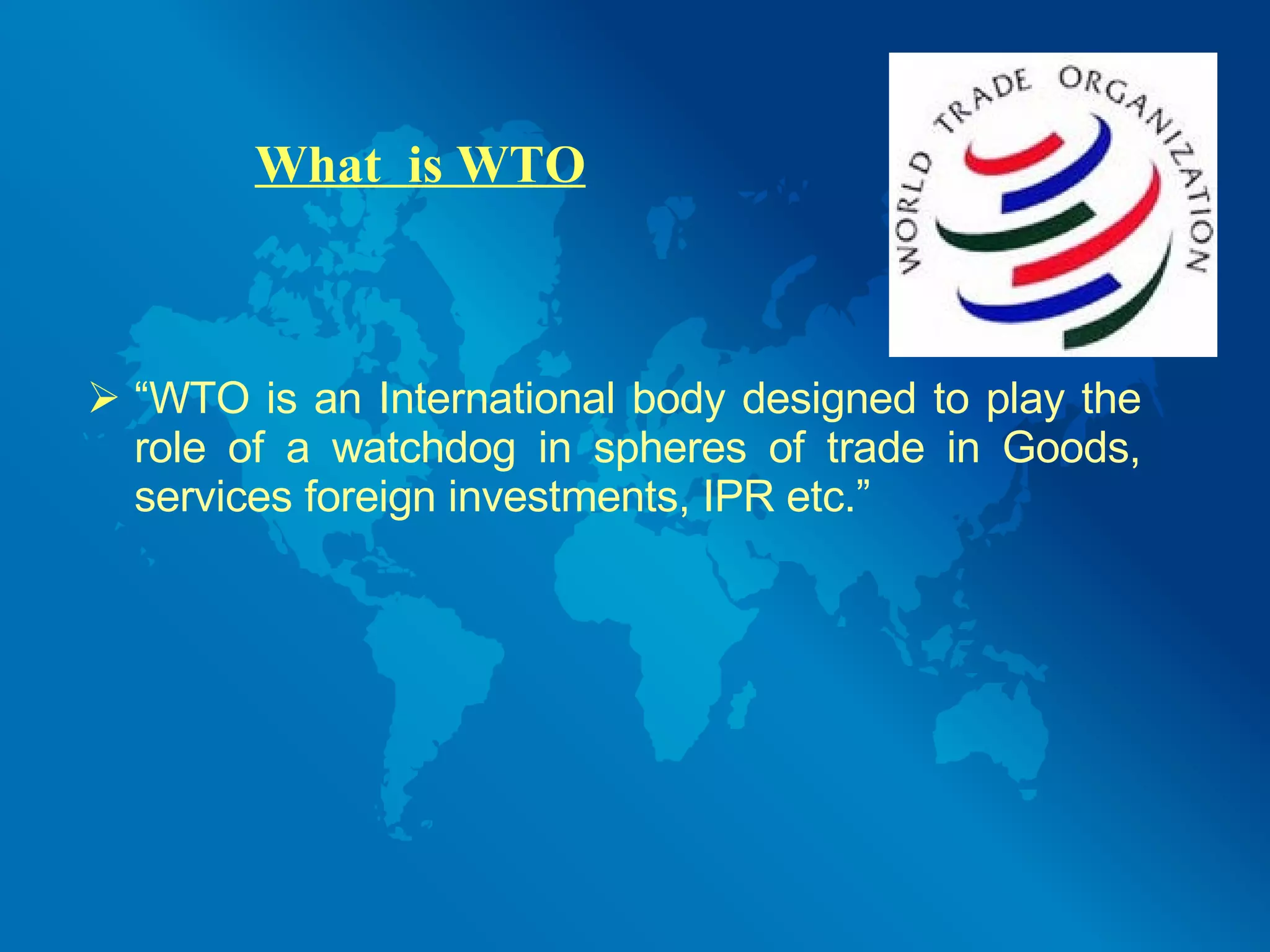 World Trade Organization | PPT