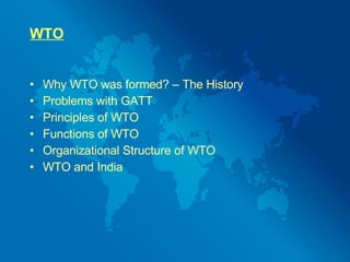 World Trade Organization | PPT