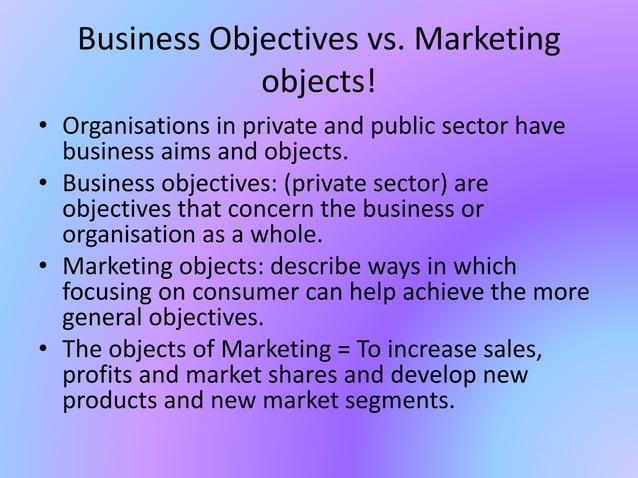 Marketing IGCSE business studies | PPTX