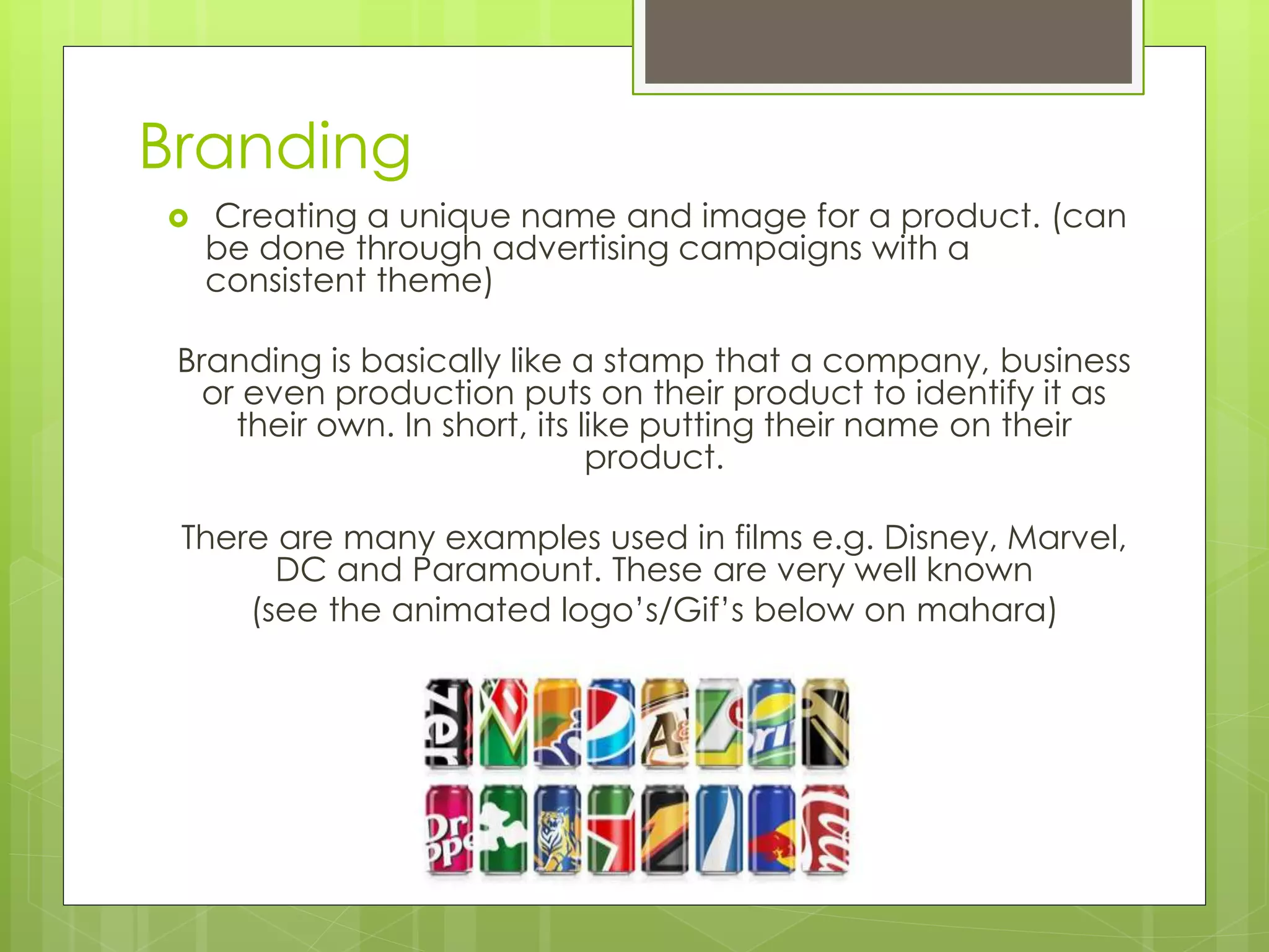 Marketing, Branding, USP | PPTX