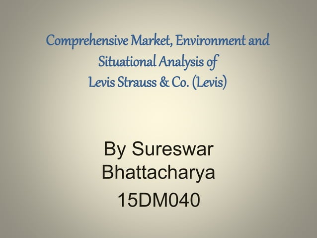 Case study on Levis Strauss | PPTX