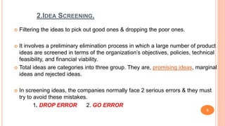 NEW PRODUCT DEVELOPMENT PROCESS. | PPTX | Marketing and Advertising ...