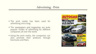 Advertising and its types | PPTX