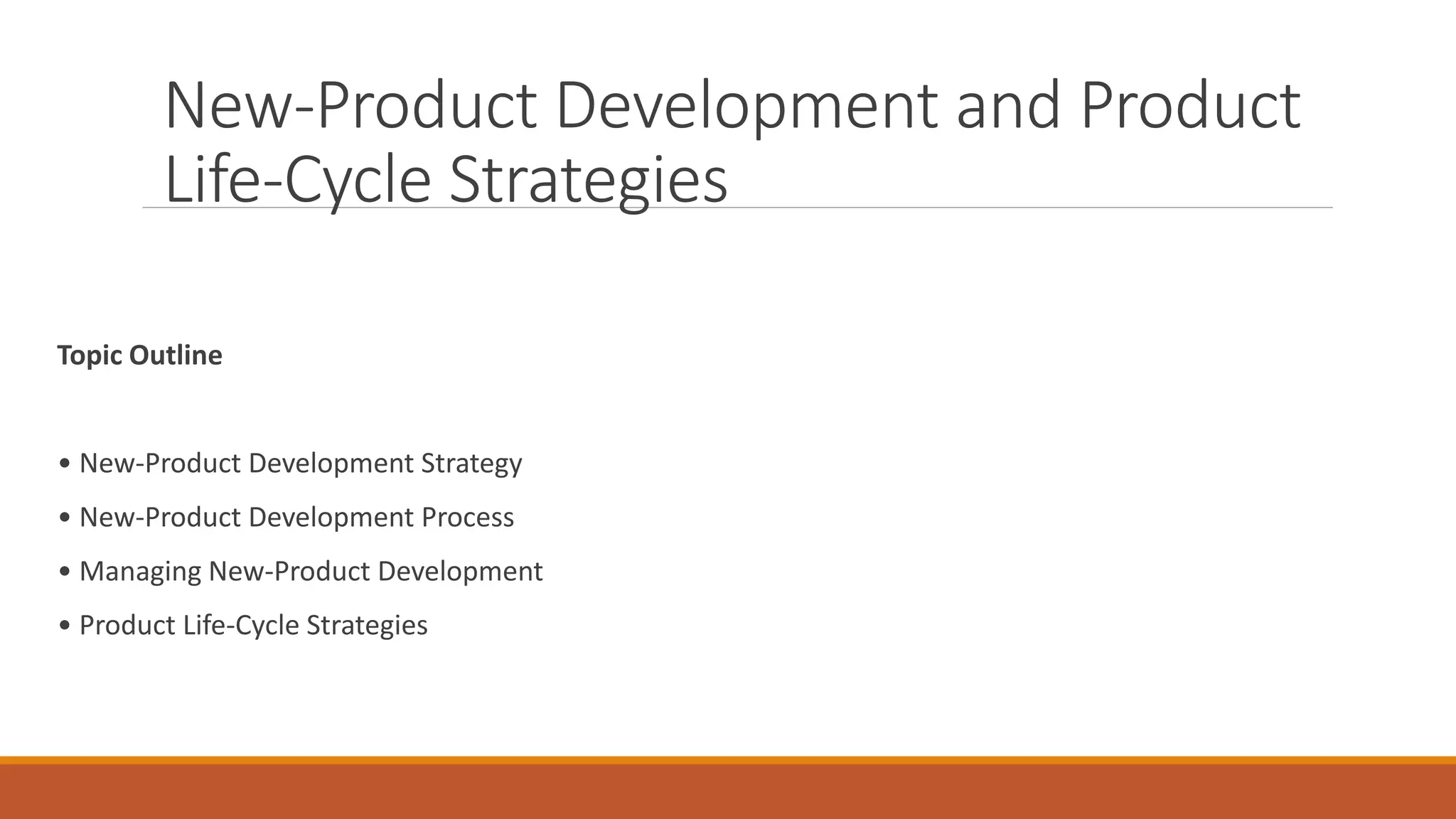 New Product Development and product life cycle | PPTX