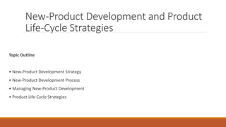 New Product Development and product life cycle | PPTX