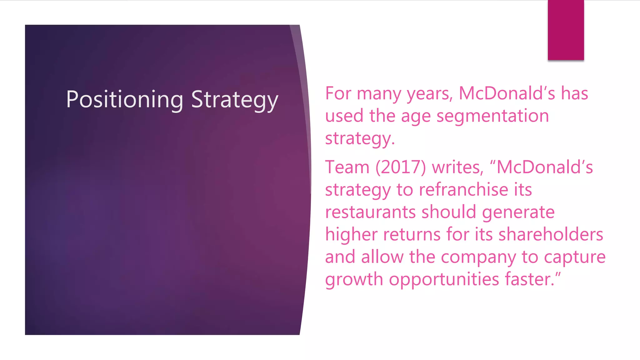 McDonald's Marketing | PPT