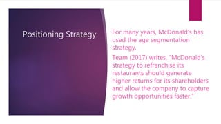 McDonald's Marketing | PPT