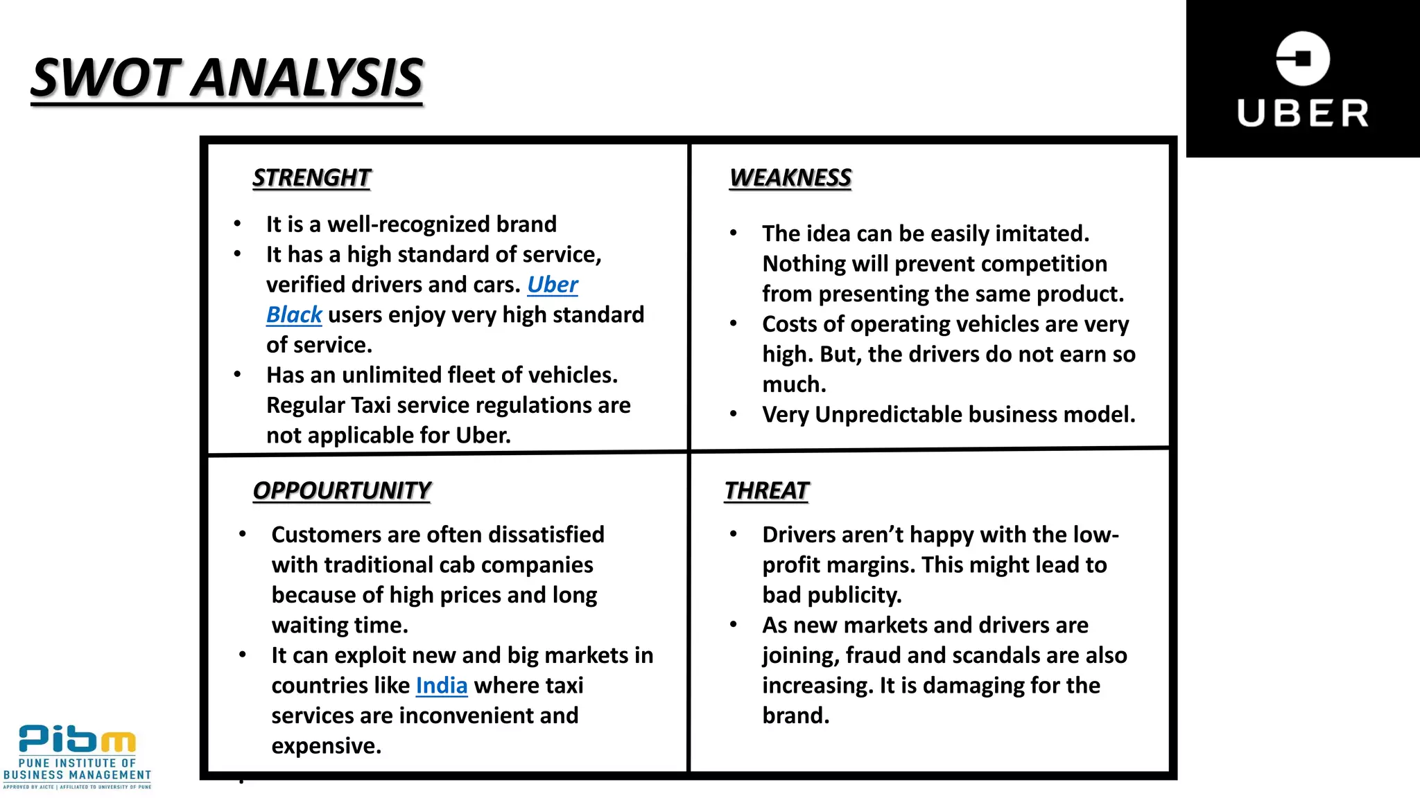 MARKETING ENVIRONMENT OF UBER | PPTX