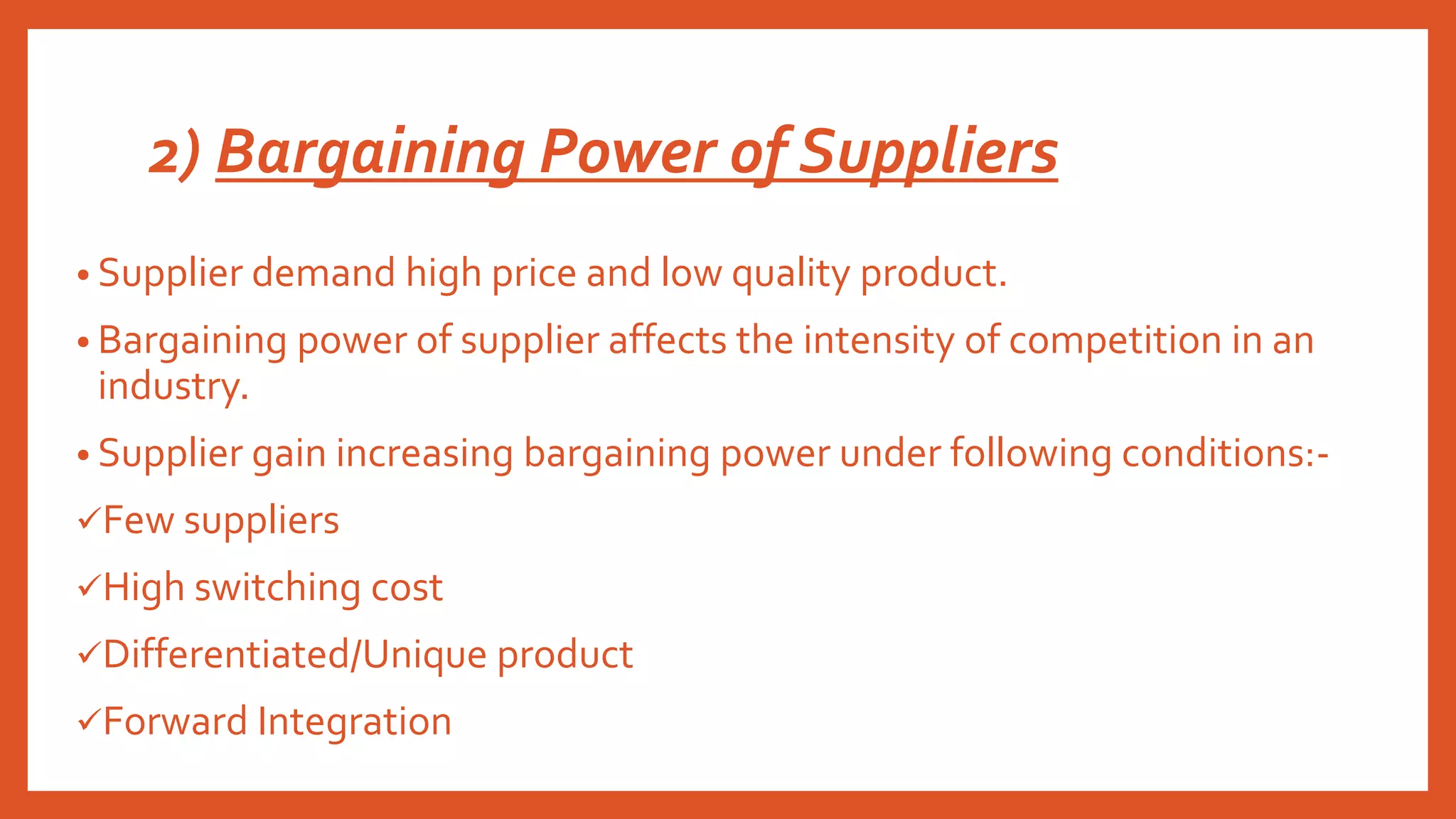 Porte's Five Forces Model | PPT