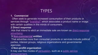Advertisement effet on the c;ost of goods | PPT