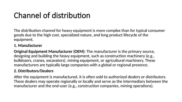 Marketing- Different Way of Channel Distribution | PPTX