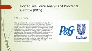 P&G- 5 Forces Analysis | PPT