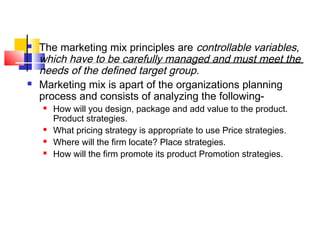 Marketing mix product | PPT