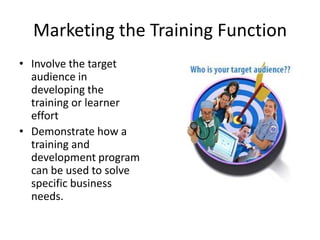 Marketing of the training functions | PPTX