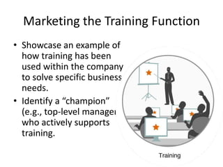 Marketing of the training functions | PPTX