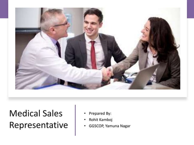 Medical Sales Representative | PPTX | Business | Business and Finance