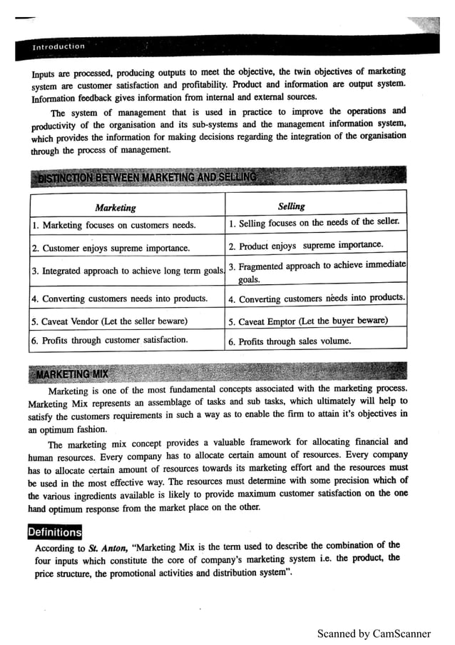 Marketing, 4 ps of marketing, consumer behaviour, market segmentation, product life cycle ...