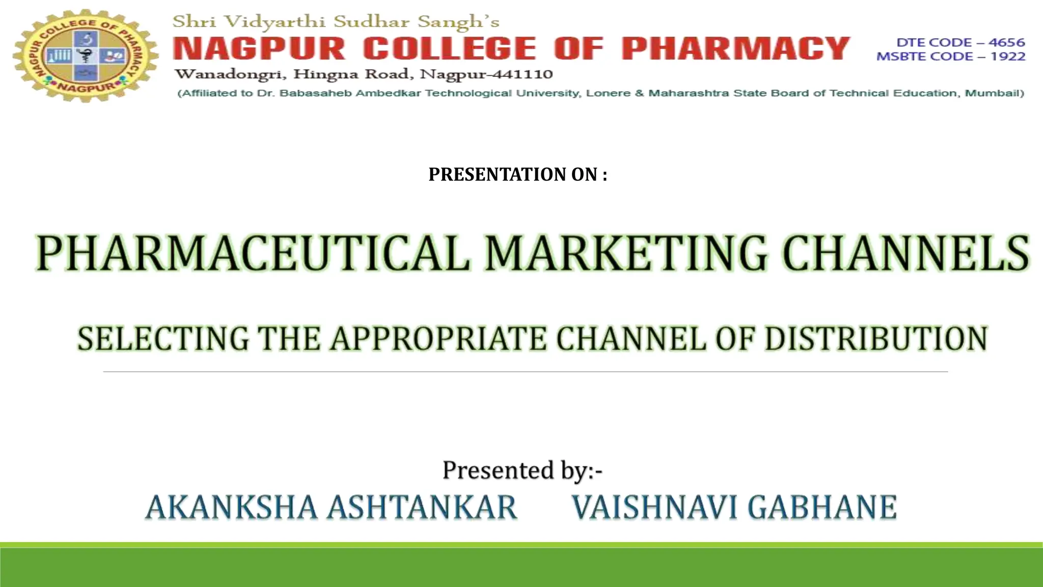 Pharmaceutical marketing channels - selecting appropriate channel of ...