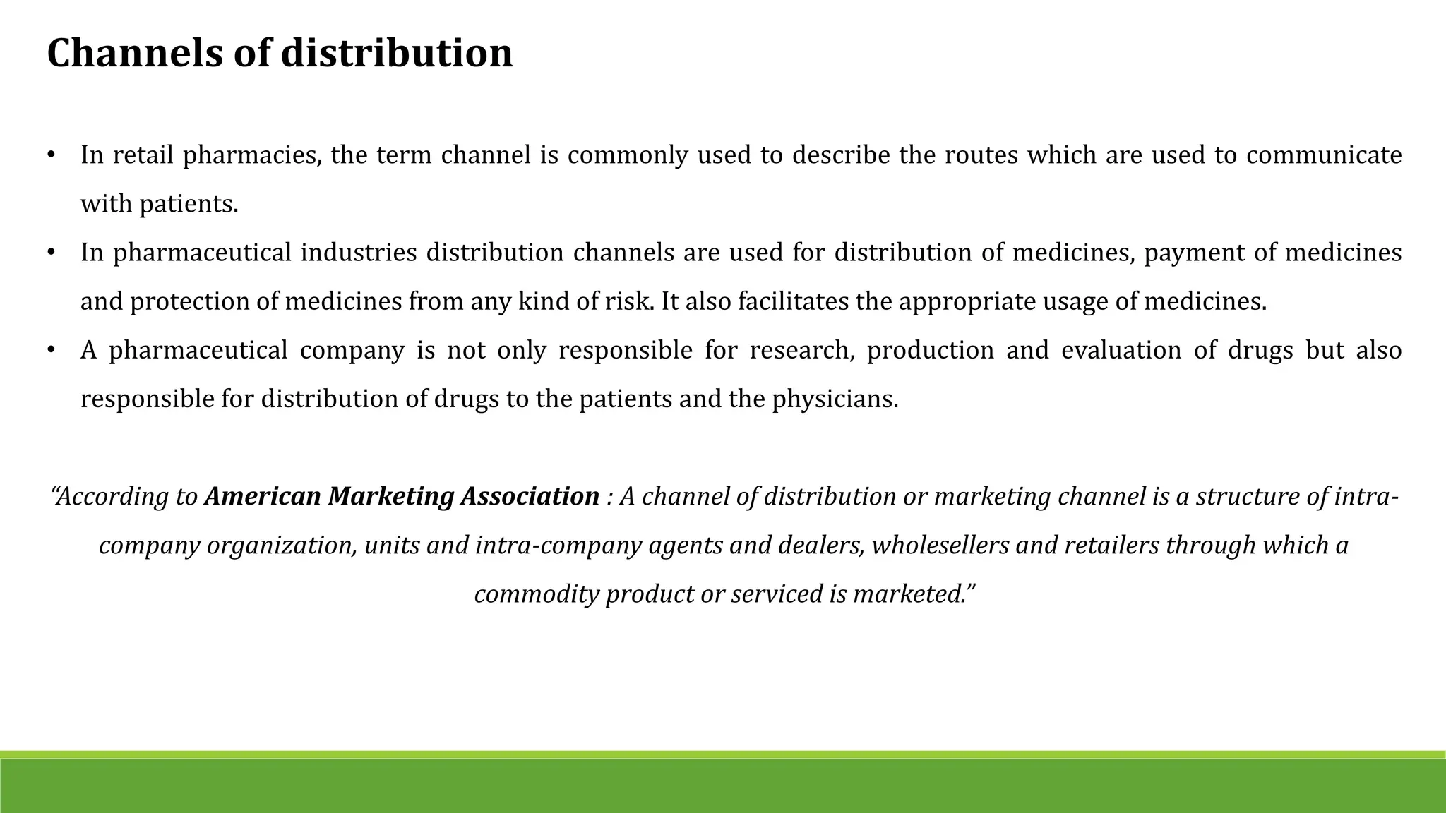 Pharmaceutical marketing channels - selecting appropriate channel of ...