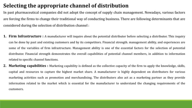 Pharmaceutical marketing channels - selecting appropriate channel of ...