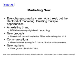 Principles of MARKETING chapter one .ppt