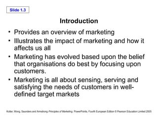 Principles of MARKETING chapter one .ppt