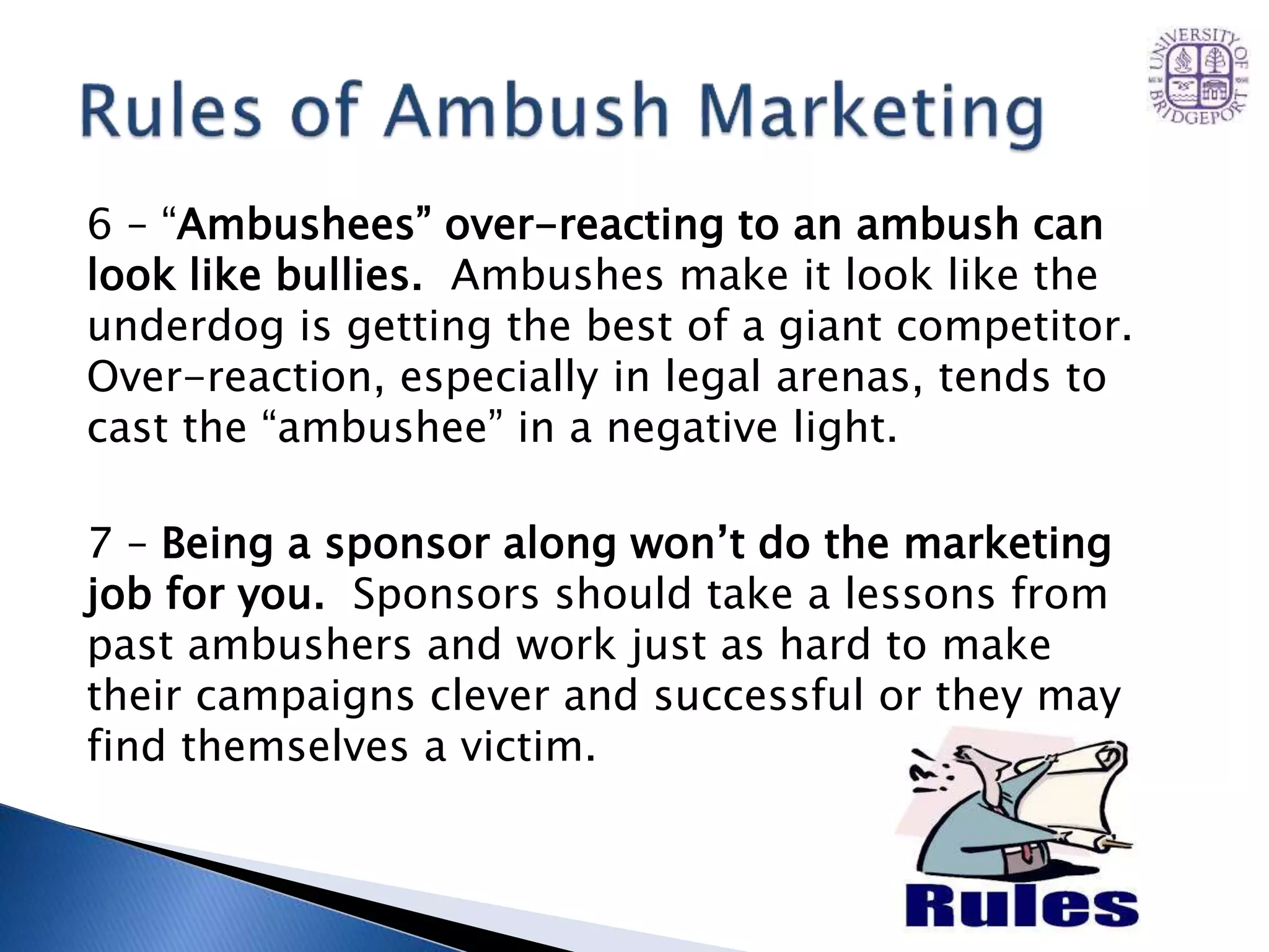 Ambush Marketing using example of Beijing Olympics (Li Ning effect) | PPTX