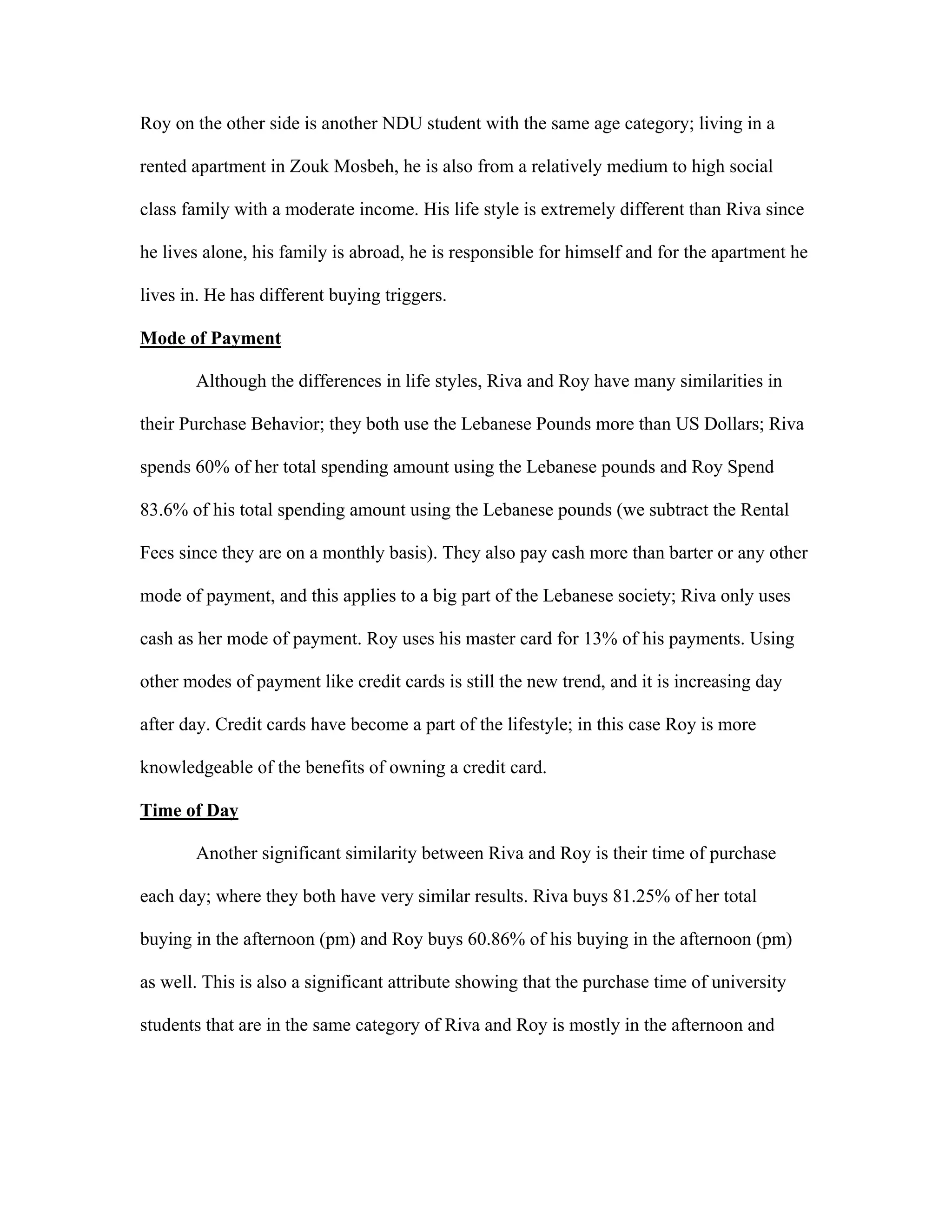 NDU Term Paper | Marketing - Consumer Behavior | PDF