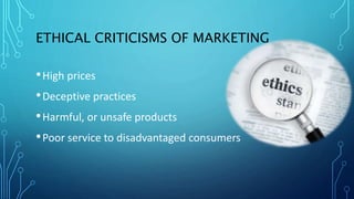 Ethical issues in direct marketing | PPTX