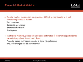 Marketing finance interface | PPTX