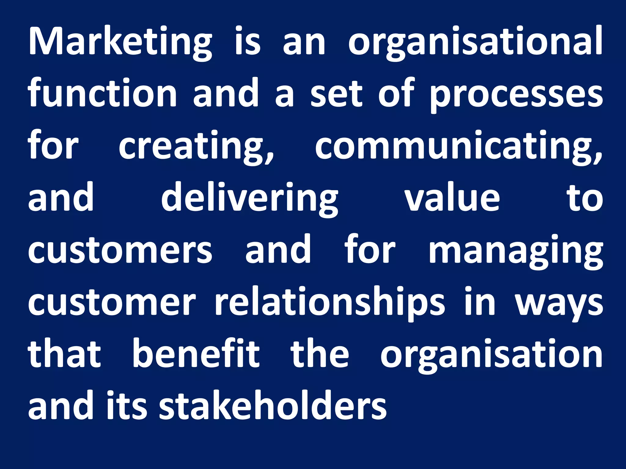 Marketing meaning, definition, scope | PPTX