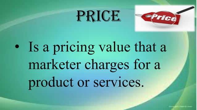 Marketing mix,price | PPT